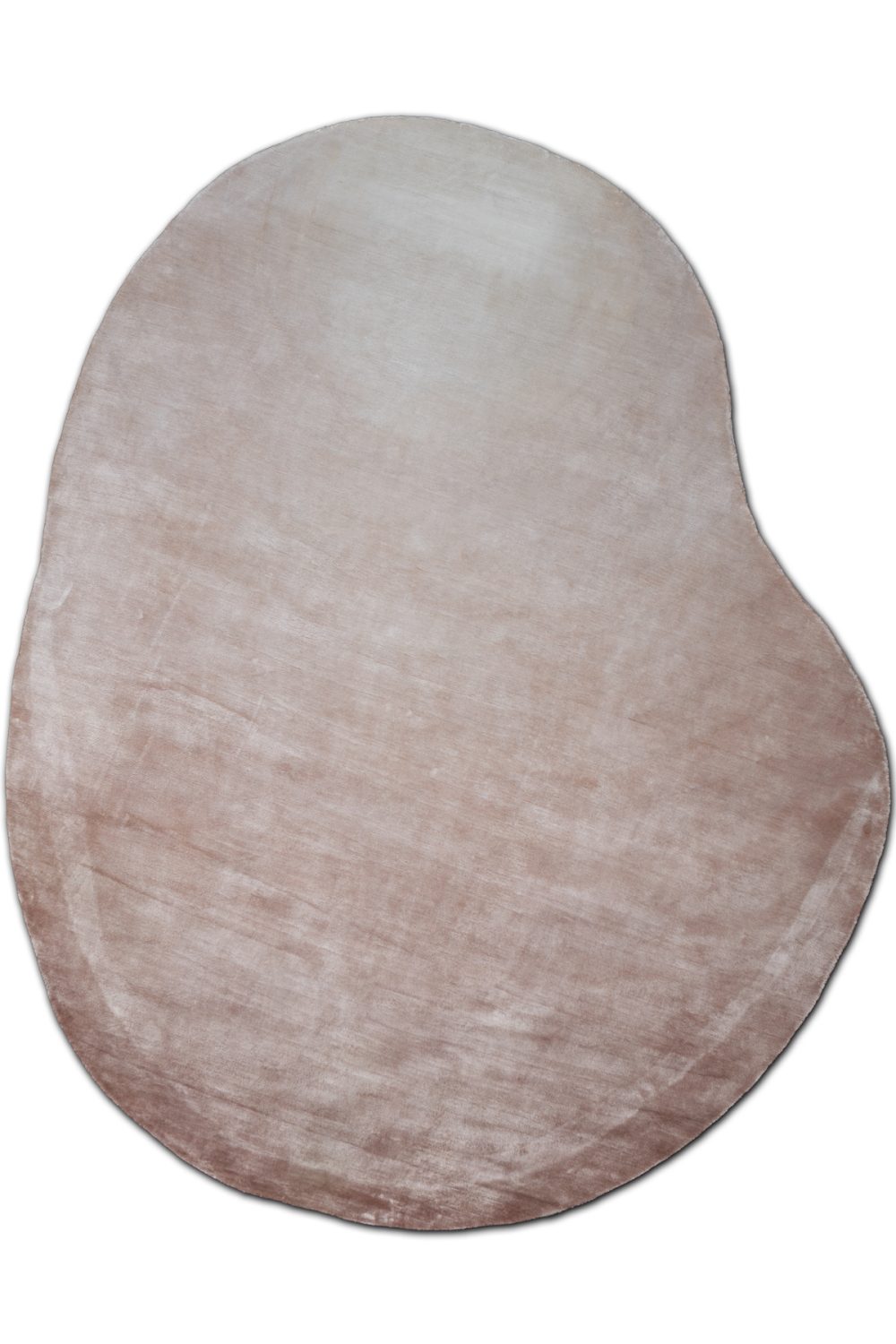 Custom Shape Pink Ombre Designer Rug - SF Design