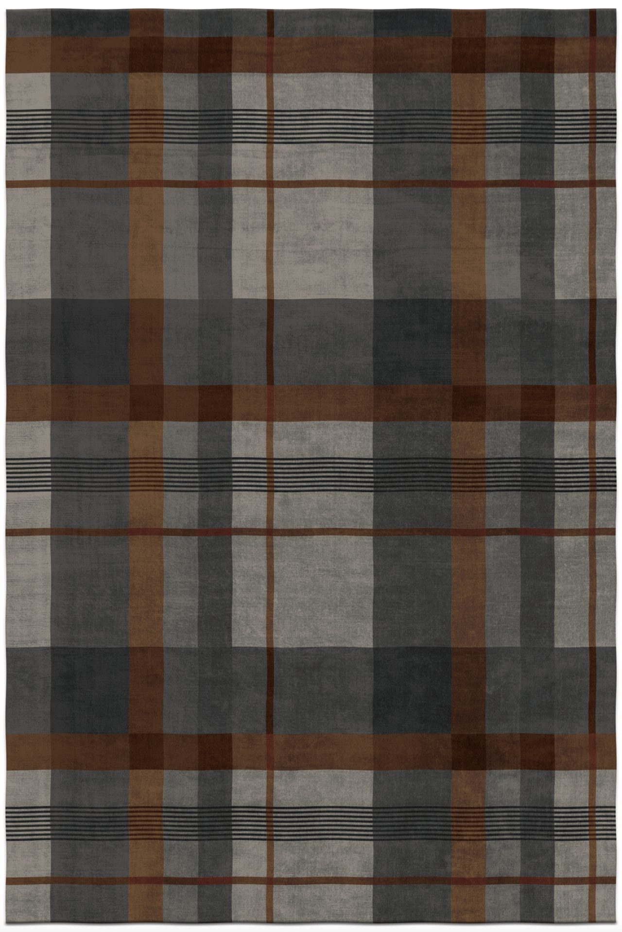 Angus Plaid Designer Rug - SF Design
